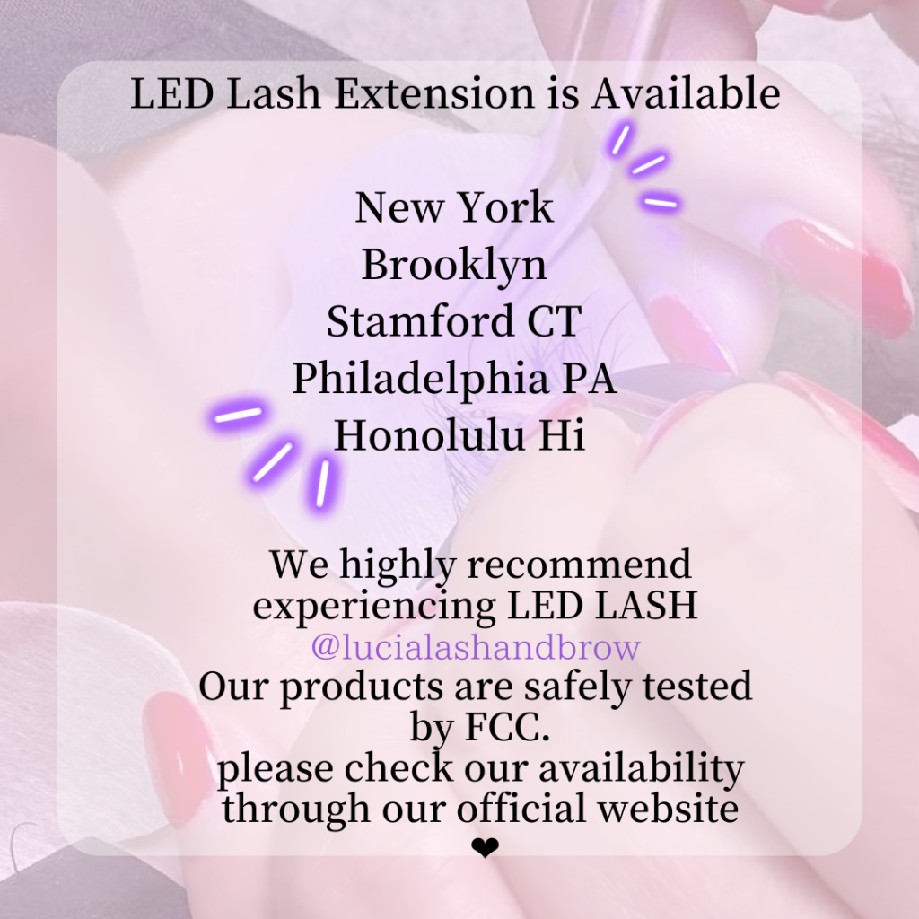 Led Eyelash Extension Tokyo - LUCIA LASH/BROW